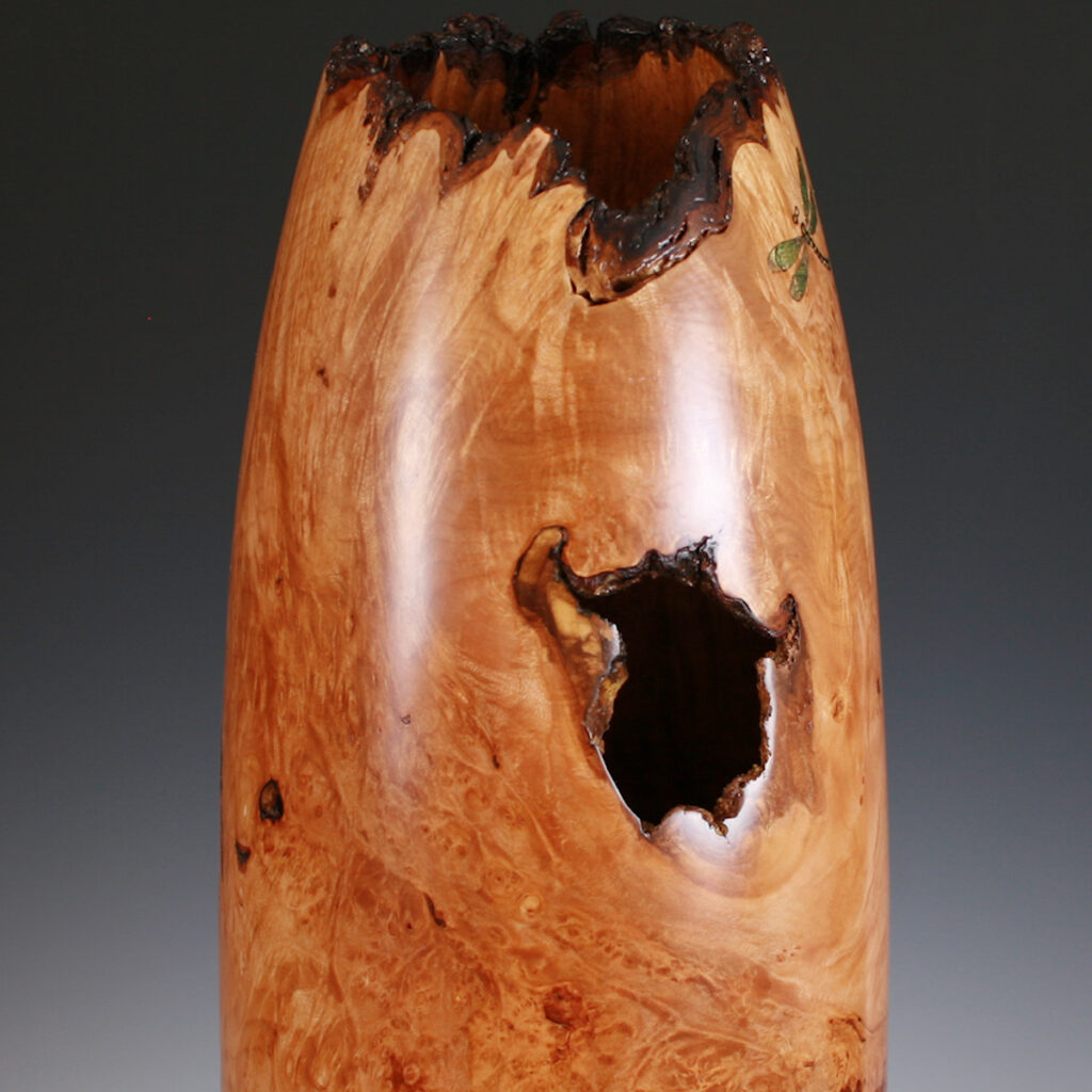 “The Hatch” Maple Vessel – Myrtlewood Gallery