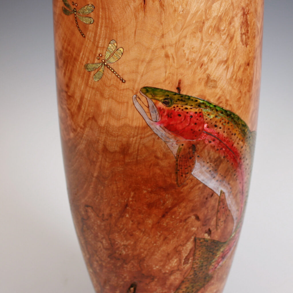 “The Hatch” Maple Vessel – Myrtlewood Gallery